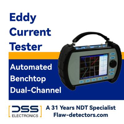 China Dual Sensor Input Dual Channel Eddy Current Flaw Detector for sale