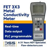 China 60 KHz And 500 KHz Metal Conductivity Meter 0.51% - 112% IACS (full scale) for sale
