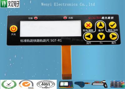 China Embossing FPC Membrane Switch Keypad / SMT Led Membrane Push Button Switch for sale