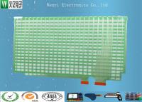 China Green Oil Polyester PET Flex Circuit , Flex Pcb Stiffener Membrane Keypad Switch Circuit for sale