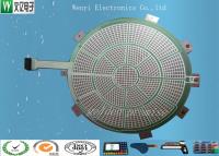 China Round Green Insulate PET Flex Circuit 0.125 Mm Silver Paste Print For Sports Electronic Dart for sale