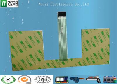 China FPC 3 Keys Embossing Membrane Switch , Custom Membrane Switch Pad for sale