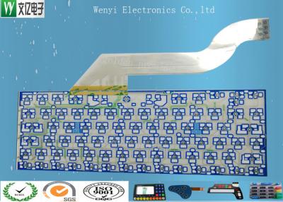 China Keyboard Membrane Switch Multilayer Flexible Circuits , 2 Layers Fpc Flex Circuit Board for sale