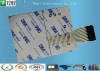China Multi LED Embossing Membrane Switch 10 Pin Female Connector 1.0mm Pitch for sale