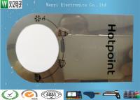 China 0.15mm Mirror PC Membrane Switches Graphic Overlays With Silver Effect Silk Screen Print for sale