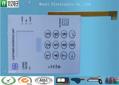 China Rigid FPC Circuit Pcb Membrane Keyboard With V150 Fine Texture Overlay for sale