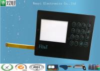 China Blue LCD Window Membrane Switch Keypad With 3M468 Back Adhesive Matte Finish for sale