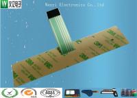 China Waterproof  EMI Shield Embossing Membrane Switch With 250g Touch Force Poly Dome for sale