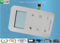 China White Tactile Key Membrane Switch , high glossy  PET Embossed Button Membrane Control Panel for sale