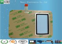 China White Tactile Key Membrane Switch , high glossy  PET Embossed Button Membrane Control Panel for sale
