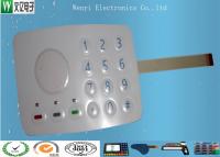 China 3M467 MP200 Metal Dome Membrane Switch Keypad Sand Effec 0.15 PET Overlay With 3 SMT LEDs for sale