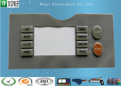 China 45 Degree Silicone Rubber Keypad , Tactile Keypad Epoxy Treatment Good Touch Feeling for sale