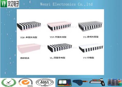 China SYS Type Heat Seal Connector Double Side Transparent Rubber Conductive for sale