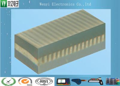 China Gold Wire Heat Seal Connector GYS Type / PCB Finger LCD Connector Grey Layer for sale