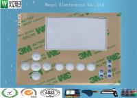 China Membrane Switch Keypad Touch Panel Overlay Multi Color Numeric For UV Print Machine for sale