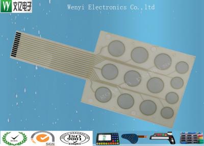 China PET Membrane Capacitive Touch Circuit For Light Touch Sense Keypad Fine Stability for sale