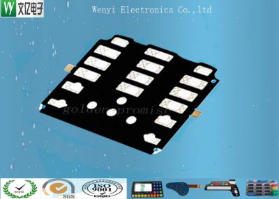 China LGF Guide Light Metal Dome Array / Embossed Membrane Switch Tactile Dome Button for sale