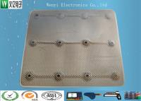 China Round Dimpled 8mm Tactile Metal Domes Light Guide Film Stable In Touch Force for sale