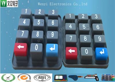 China Eco Friendly Waterproof Custom Silicone  Rubber Keypad  With Carbon Pill for sale