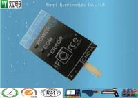China Matte Overlay Embossing Metal Dome Switch With SMT LED , Tactile Membrane Switch for sale