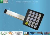 China Green And Blue Backlight Light Flat Membrane Panel Switch F150 Overlay 10000 Hours Lifetime for sale