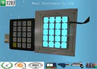 China Green And Blue Backlight Light Flat Membrane Panel Switch F150 Overlay 10000 Hours Lifetime for sale