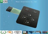 China 3D Square Keys Embossing Membrane Switch With ChangJiang Brand Female 2.54, 4 Pin Connectors for sale