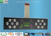 China Round PET Circuit Embossing Membrane Switch 0.5mm Pitch ZIF Wirelead Multi - Keys for sale