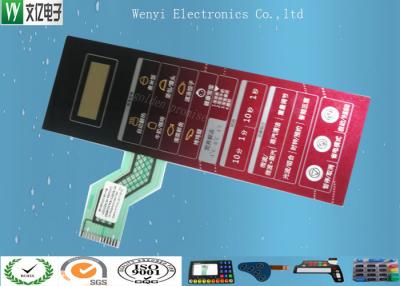 China 2.54mm Pitch Polydome Embossing Membrane Switch ZIF Wirelead Nikto Backahesive for sale