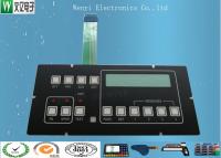 China Clear LED Window Polydome Push Button Embossing Membrane Switch Overlay With Pin Female Connector for sale