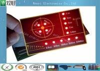 China SMT Circuit With LED  Backlight Illuminated Embossing Key Membrane Switch for sale