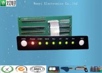 China SMT Circuit With LED  Backlight Illuminated Embossing Key Membrane Switch for sale