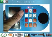 China Side Light LED Backlit Embossing Membrane Switch With Polydome for sale