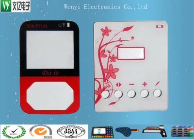 China 0.2mm Thickness PC or  Acrylic  overlay Fast Response Capability Membrane Switch for sale