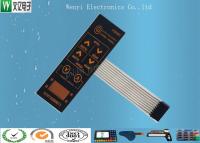 China Sand Effect PC Overlay 0.175mm Embossing Membrane Switch Metal Dome for sale