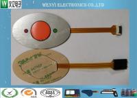 China FPC Circuit 0.25Mm Membrane Switch Panel With Two Ever Light Leds for sale