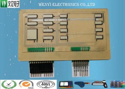 China Multi Layer FPC Embossing Membrane Switch With 2.54 Connectors And Pins for sale