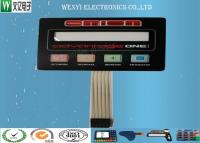 China PET Circuit Connectors 1.0mm Membrane Touch Switch Long Clear Window for sale
