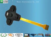 China Silicone Overlay FPC 1mm Pitch Membrane Switch for sale
