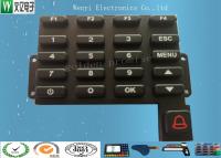China Planted Color Key 45 Degree Silicone Rubber Keypad for sale