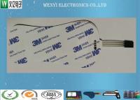 China 7 Keys Silk Screen Print Embossing Membrane Switch for sale