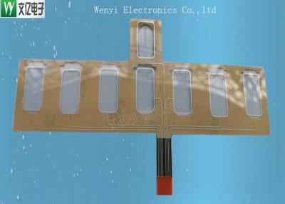 China 0.5mm Pitch 8 Pin 7 Keys ITO Capacitive Touch Circuit for sale