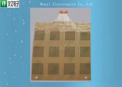 China 0.5mm Pitch Matrix ITO Capacitive Touch Circuit With 3M 467 Back Adhesive for sale