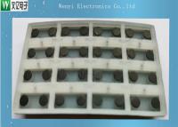 China Black Conductive 16 Keys Matrix 50 Degree Silicone Rubber Keypad for sale