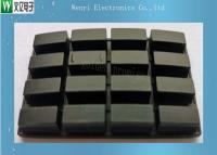 China Black Conductive 16 Keys Matrix 50 Degree Silicone Rubber Keypad for sale