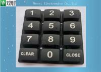 China Printed Conductive Carbon Pill 45 Degree Silicone Rubber Keypad for sale