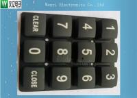China Printed Conductive Carbon Pill 45 Degree Silicone Rubber Keypad for sale