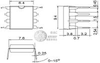 China chip Exclusive global supplier AC3L710n chip Alarm sound effect with light anti prying alarm chip Factory price for sale