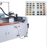 China Card Gluing Machine Color Shade Card Production Line Paper Backed Fabric Swatches Machine Shade Card Gluing Machine for sale
