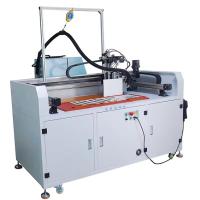 China Card Gluing Machine Color Shade Card Production Line Paper Backed Fabric Swatches Machine Shade Card Gluing Machine for sale